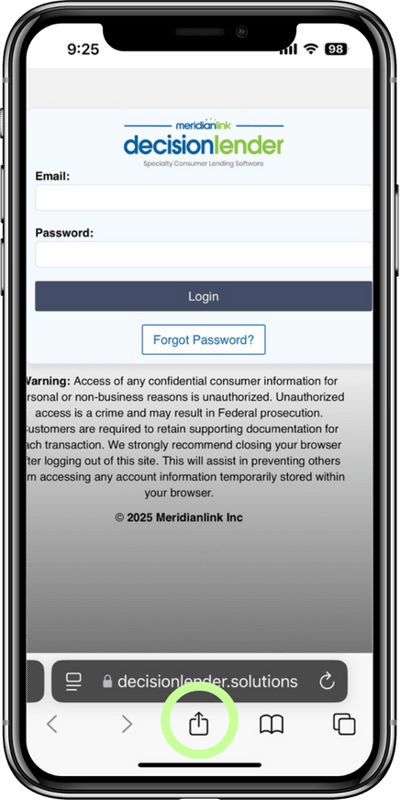 Problems Logging In To My Lending Portal