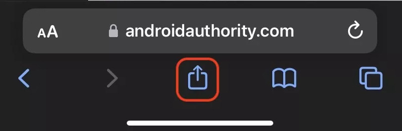 How do I use my mobile application link to submit an application online?