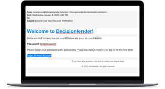 How do I login to my account for the first time?