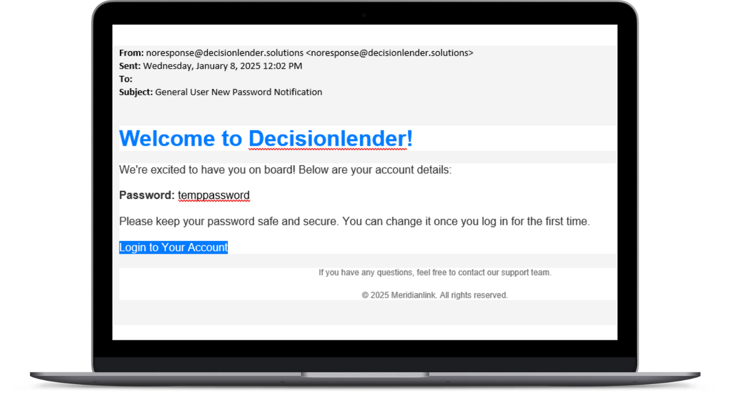 How do I login to my account for the first time?