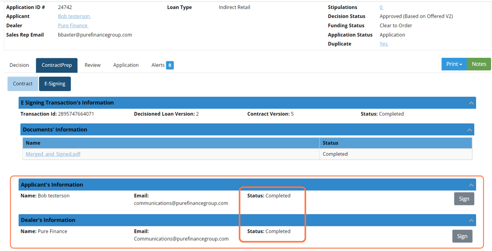 How to SIGN Documents in the Lending Portal
